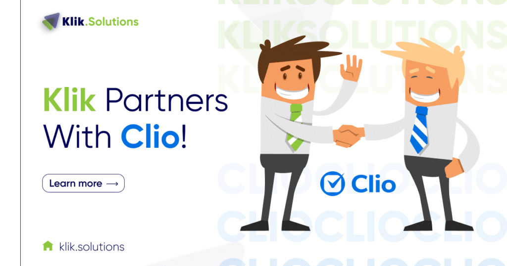 Klik Partners with Clio! - Klik.Solutions - MANAGED IT SERVICES